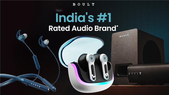 CMR Study: BOULT Emerges as India's No. 1 Rated Audio Brand