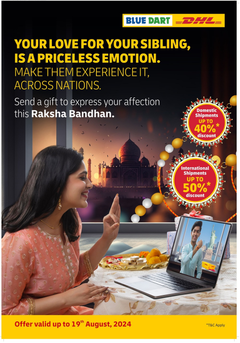 DHL Express India launches Rakhi Express offering customers up to 50 per cent discounts