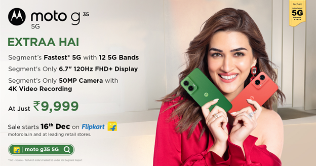 Motorola Launches moto g35 5G – the Segment’s Fastest* 5G Smartphone ...