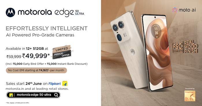 Motorola Launches edge50 Ultra; Disrupts the Indian Flagship Smartphone ...