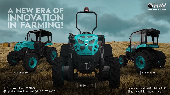 India's First Fully Automatic Hybrid Tractor Launched with No Battery ...